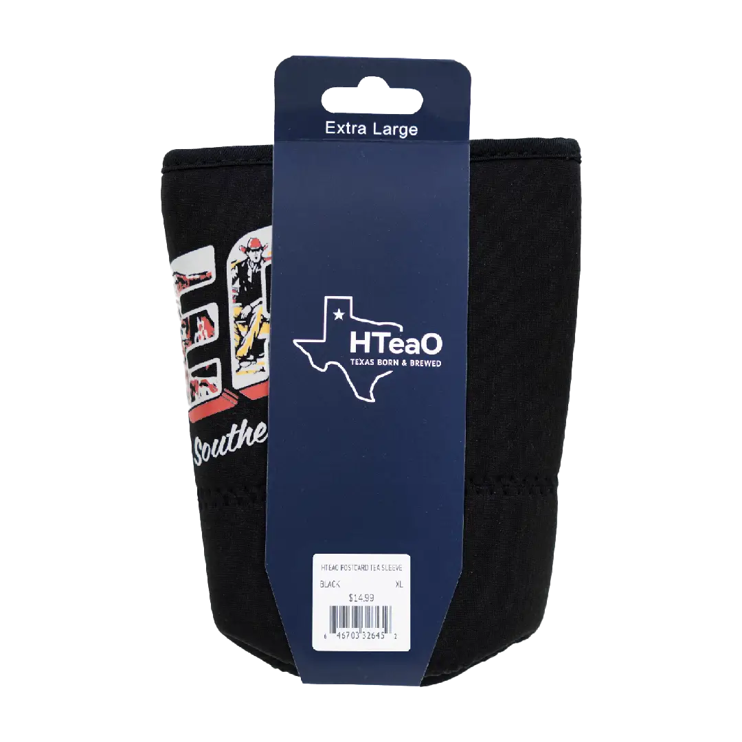 Black Postcard XL HTeaO Tea Sleeve